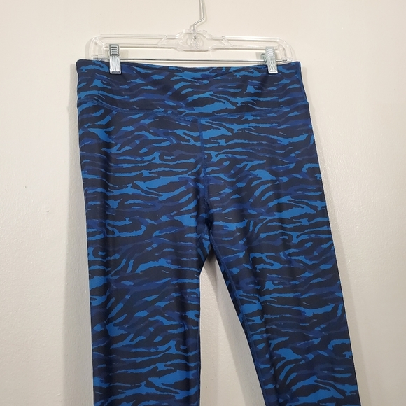 Fabletics | Pants & Jumpsuits | Fabletics Blue Black Animal Print ...